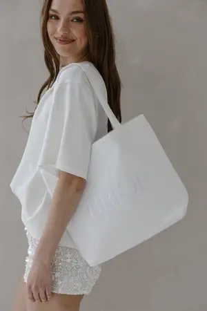 UNTAMED PETALS Wedding Day Terry Tote
