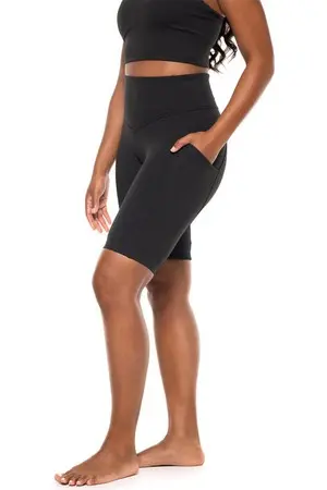 Coolibar Ananda Bike Shorts Black