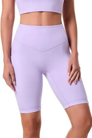 Coolibar Ananda Bike Shorts - Lavendula