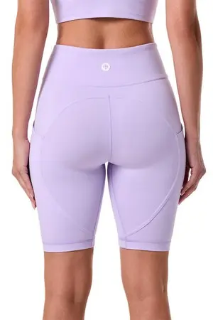 Coolibar Ananda Bike Shorts - Lavendula