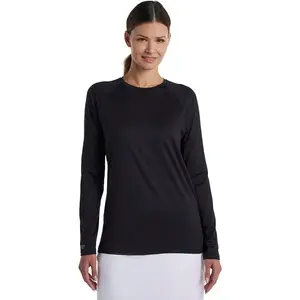 Coolibar Suntect Shield Shirt Performance Long Sleeve T-shirt - Black