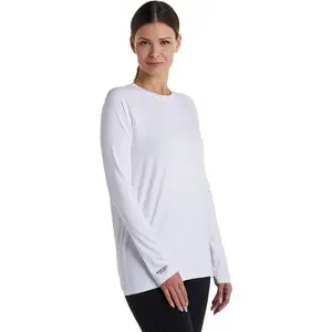 Coolibar Suntect Shield Shirt Performance Long Sleeve T-shirt - White
