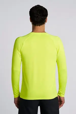 Coolibar Suntect Shield Performance Long Sleeve T-shirt - Yellow