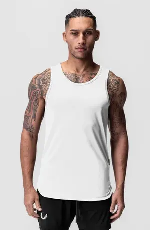 ASRV Aerosilver Performance Tank Top - White