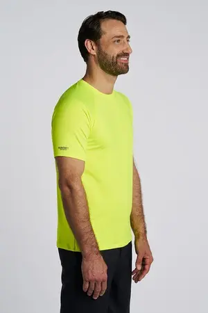 Coolibar Suntect Shield Performance Short Sleeve T-shirt - Yellow