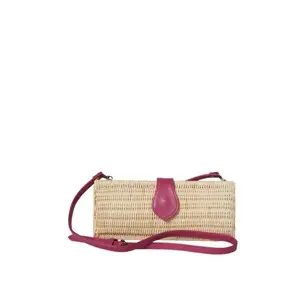 SARAH STEWART The Melanie Clutch - Pink Leather