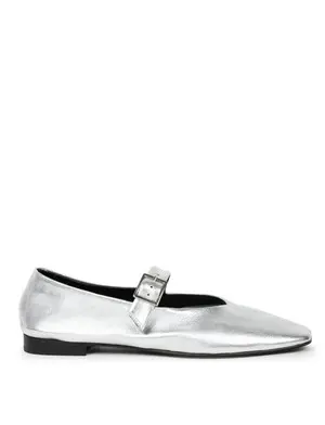 BOBBIES Ouna Ballet Flats - Silver