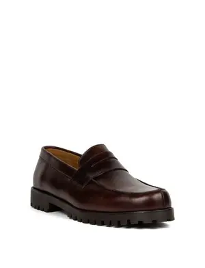 BOBBIES Frank Loafers With Notched Sole