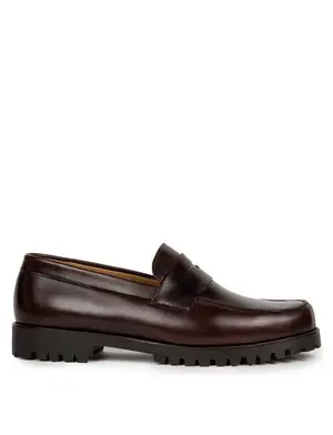 BOBBIES Frank Loafers With Notched Sole