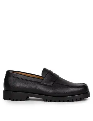 BOBBIES Frank Loafers - Caviar