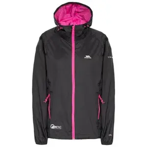 TRESPASS Qikpac Packaway Waterproof Jacket - Black