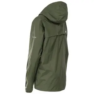 TRESPASS Qikpac Packaway Waterproof Jacket - Moss