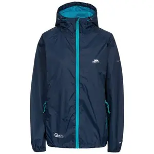 TRESPASS Qikpac Packaway Waterproof Jacket - Navy