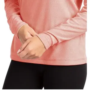 TRESPASS Meadows Fleece Half-zip - Peach Blush