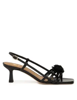 BOBBIES Luzia Heeled Sandals - Passion Black