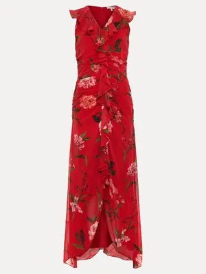 PHASE EIGHT Floral V-neck Maxi Dress