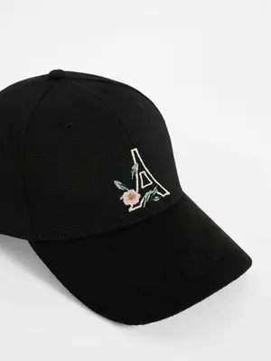 Manière De Voir Maniere De Voir Floral Eiffel Baseball Cap