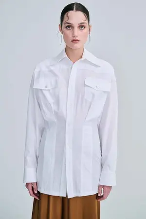 ALYSON EASTMAN Riri Button Up