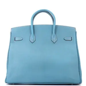 Hermès Hac Birkin Bag Chevre De Coromandel With Palladium Hardware 36