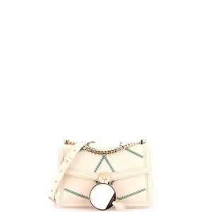 BVLGARI Serpenti Forever Shoulder Bag Whipstitched Leather Small
