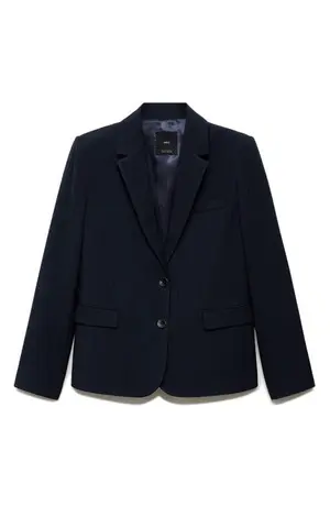 Mango Pinstripe Suit Blazer