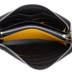 Goyard Matignon Zip Wallet Coated Canvas With Leather