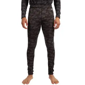 TRESPASS Derren Camo Base Layer Bottoms - Dark Grey