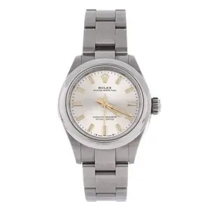 ROLEX Oyster Perpetual Automatic Watch Stainless Steel 28 - Metallic Silver
