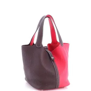 Hermès Picotin Lock Bag Bicolor Clemence Mm