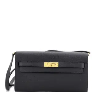 Hermès Kelly To Go Wallet Epsom - Black