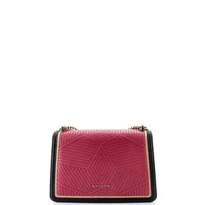BVLGARI Serpenti Forever Shoulder Bag Quilted Leather