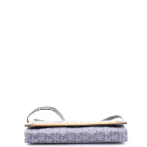 Goyard Monte Carlo Clutch With Strap Coated Canvas Pm