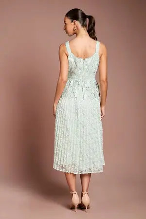 Coast Lace Peplum Midi Dress