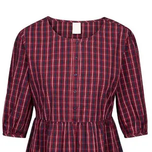 TRESPASS Helen Casual Dress - Dark Cherry