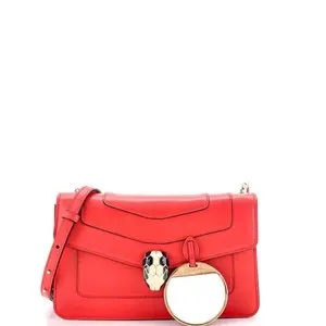 BVLGARI Serpenti Crossbody Bag Leather Small
