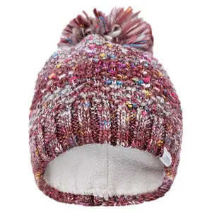 TRESPASS Zabella Knitted Beanie - Dark Cherry