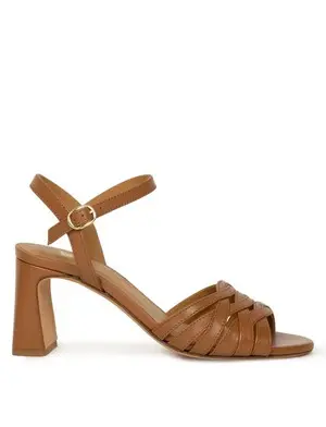 BOBBIES Loren Heeled Sandals Camel