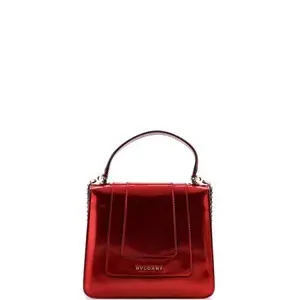 BVLGARI Serpenti Top Handle Bag Patent Small