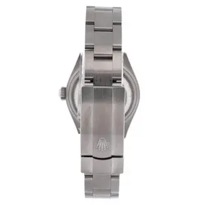ROLEX Oyster Perpetual Beige Automatic Watch Stainless Steel 28
