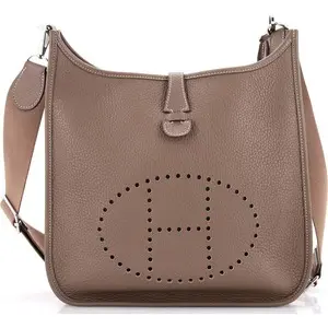 Hermès Evelyne Bag Gen Iii Clemence Pm - Grey