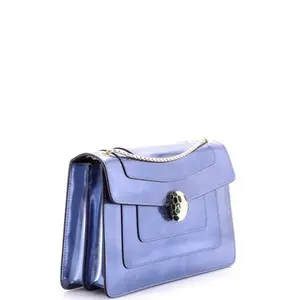 BVLGARI Serpenti Forever Shoulder Bag Patent Medium