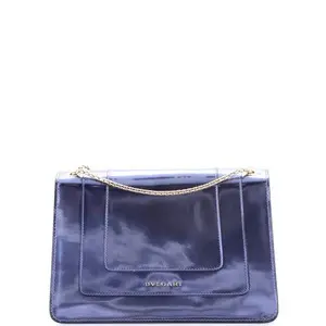 BVLGARI Serpenti Forever Shoulder Bag Patent Medium