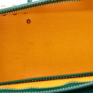 Goyard Structured Saigon Top Handle Bag Coated Canvas With Leather Mini