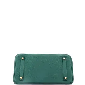 Hermès Birkin Handbag Togo With Gold Hardware 30