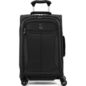 TRAVELPRO Tourlite Softside Expandable 21" Carry-on Spinner Luggage - Black