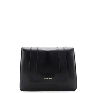 BVLGARI Serpenti Forever Square Shoulder Bag Leather Medium