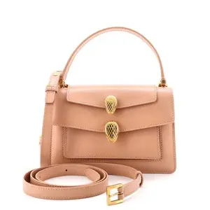 BVLGARI Alexander Wang Serpenti Forever Top Handle Shoulder Bag Leather Small - White