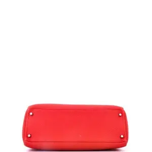 Hermès Kelly Handbag Togo With Palladium Hardware 35 - Red