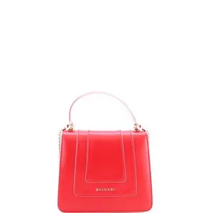 BVLGARI Serpenti Forever Dangle Top Handle Bag Leather Small