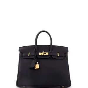Hermès Birkin Handbag Togo With Gold Hardware 25 - Black